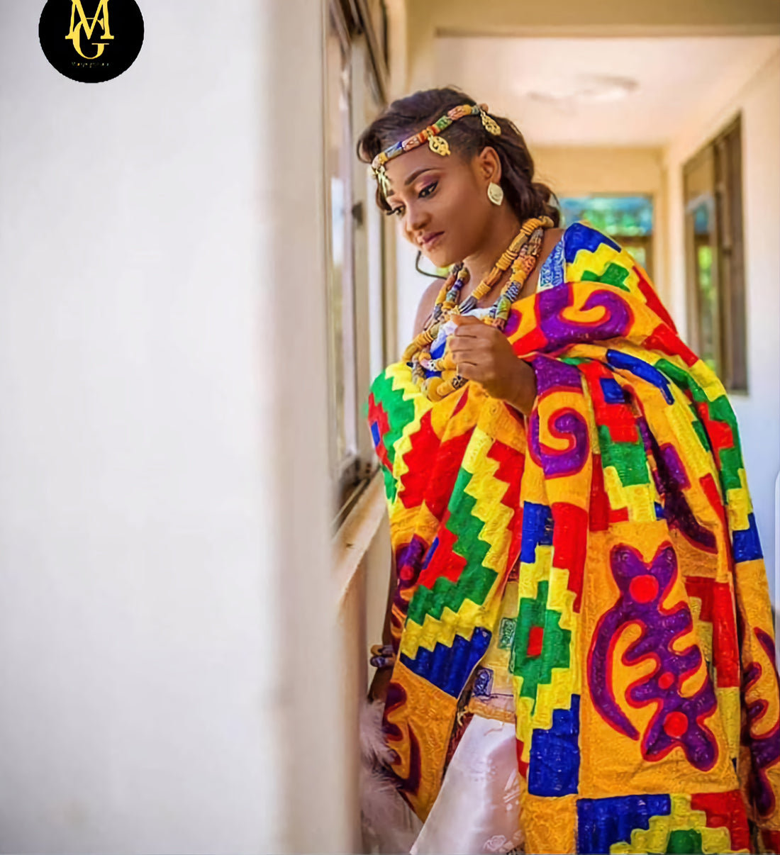 MG Royal Obama Hand Weaved Kente Cloth R24