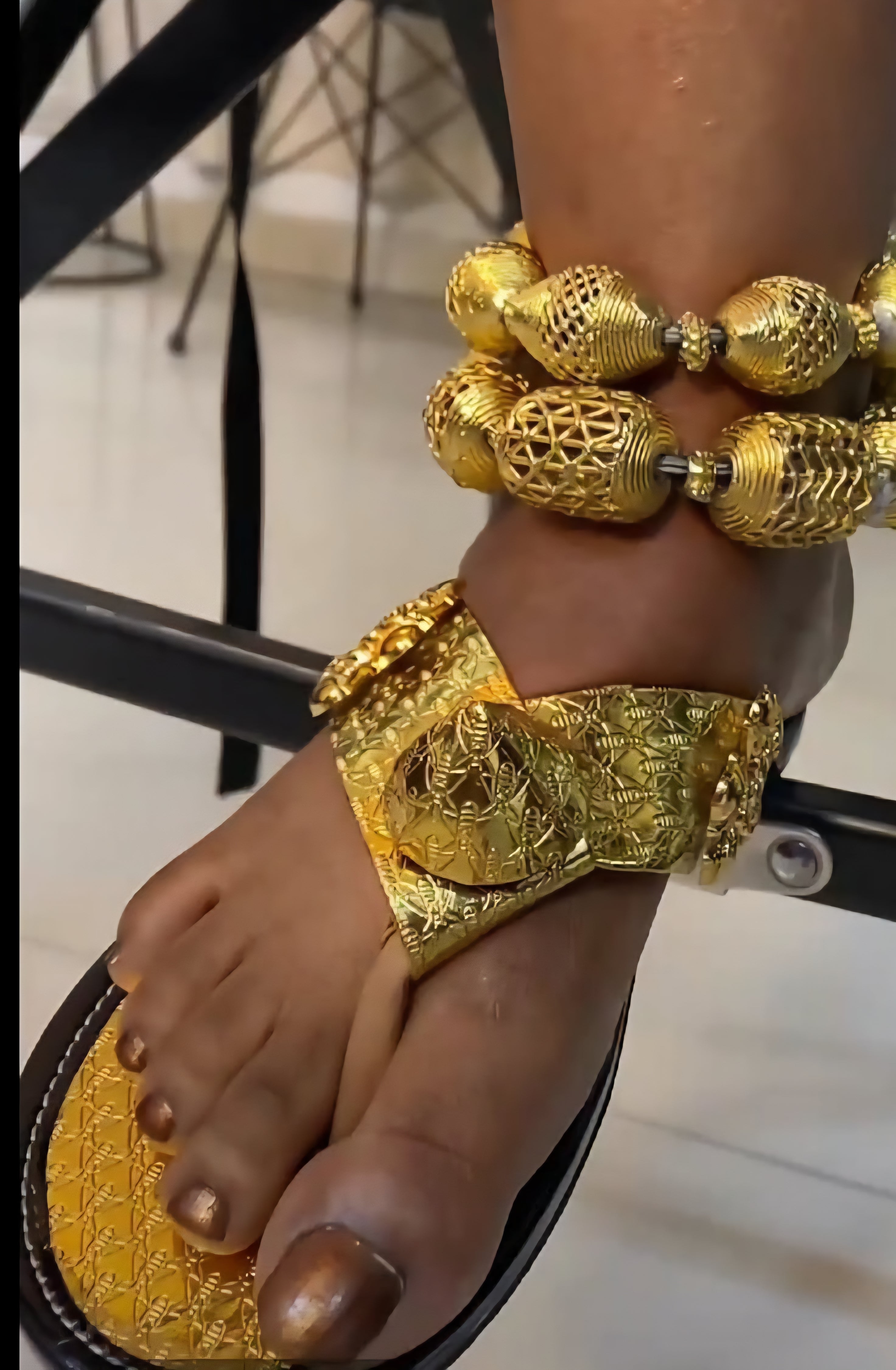 Gold brass Ankle Jewelry as shown AS19