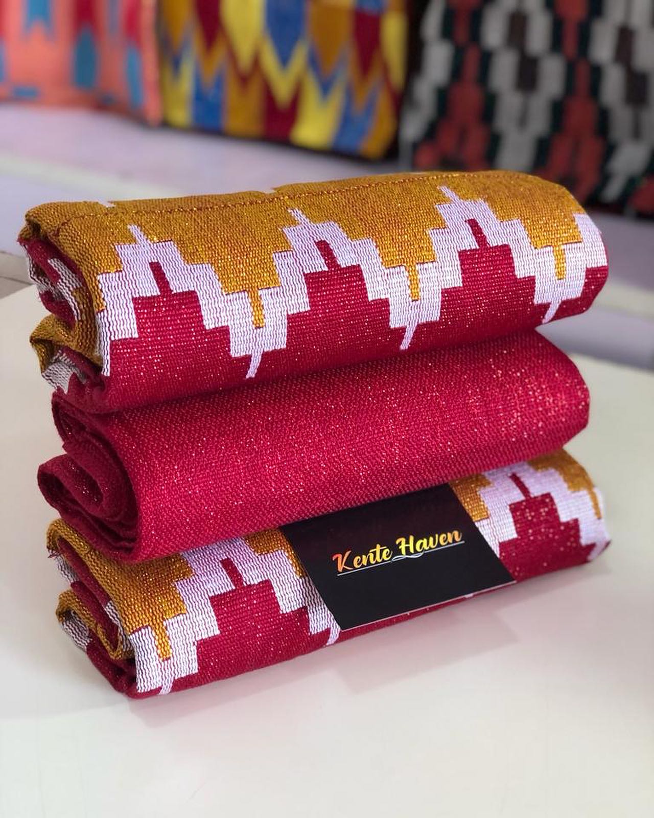 Kente Haven Hand Weaved Kente Cloth KH77