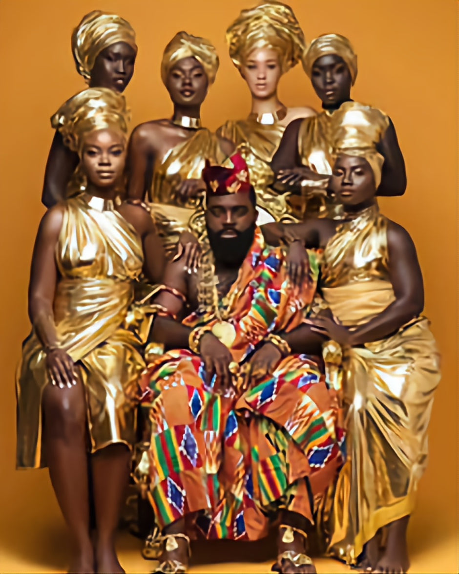 Premium Kente Cloth Line