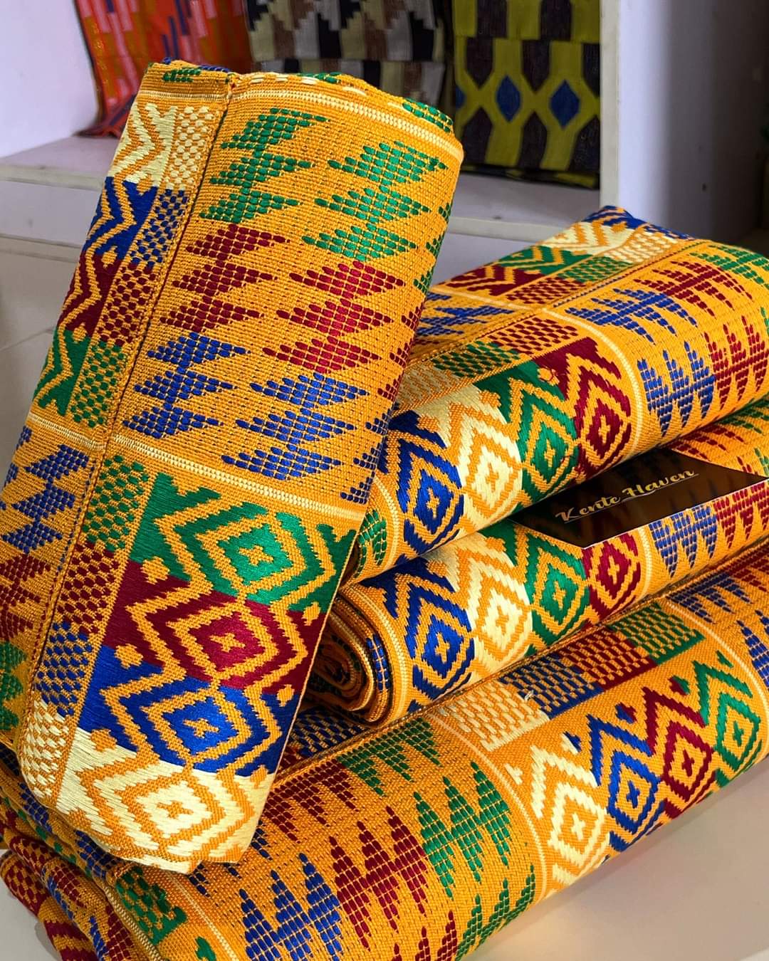 Kente Haven Hand Weaved Kente Cloth KH126