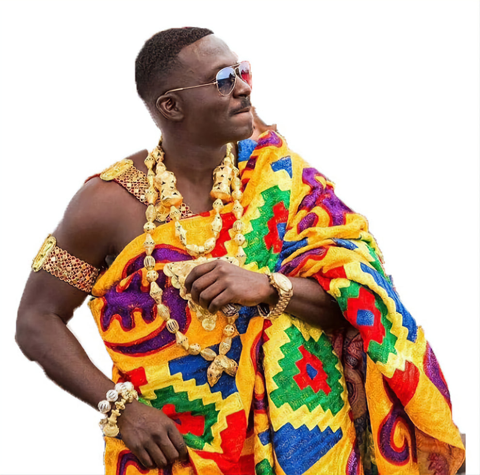 MG Royal Obama Hand Weaved Kente Cloth R24