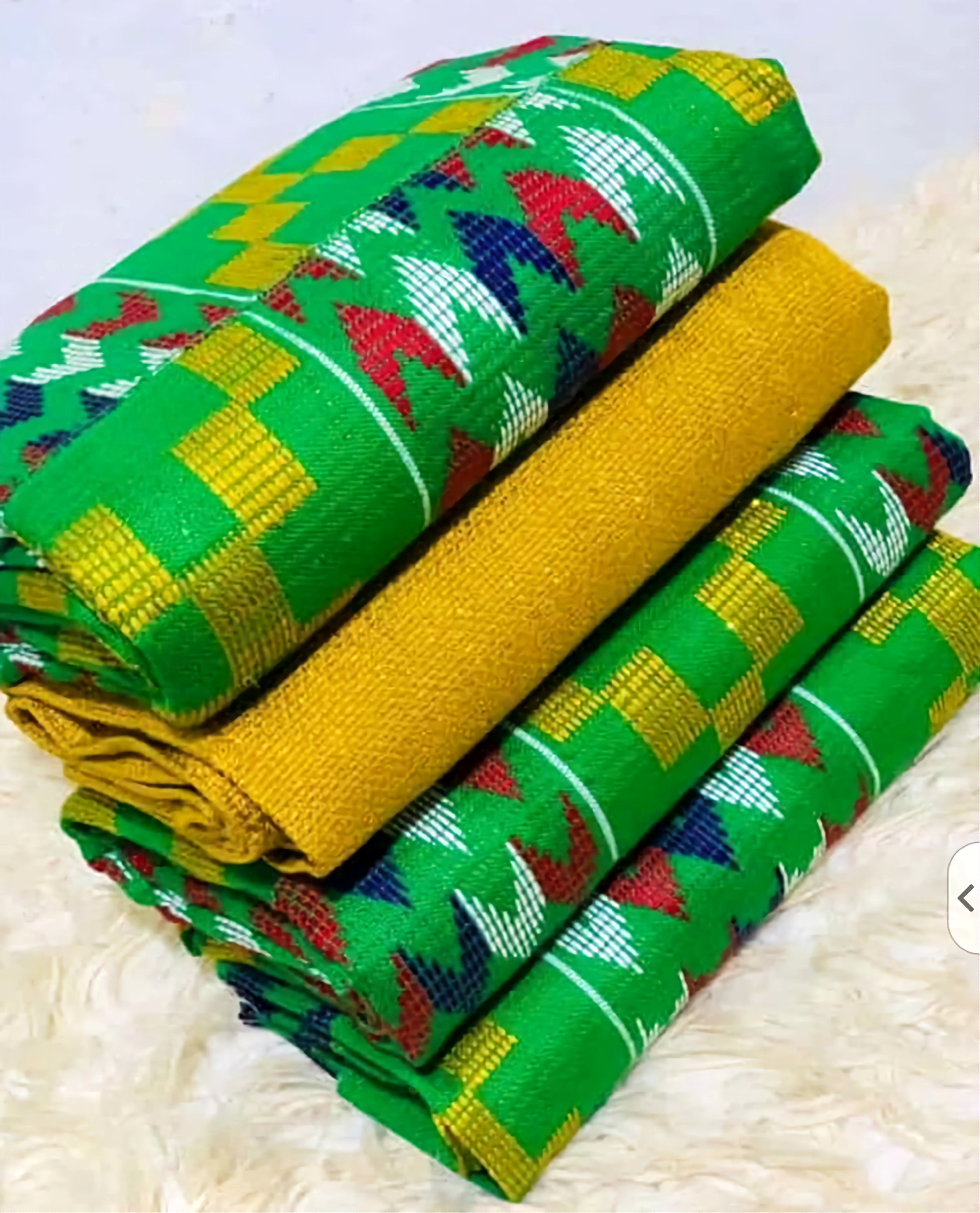 MG Authentic Hand Weaved Kente Cloth A865