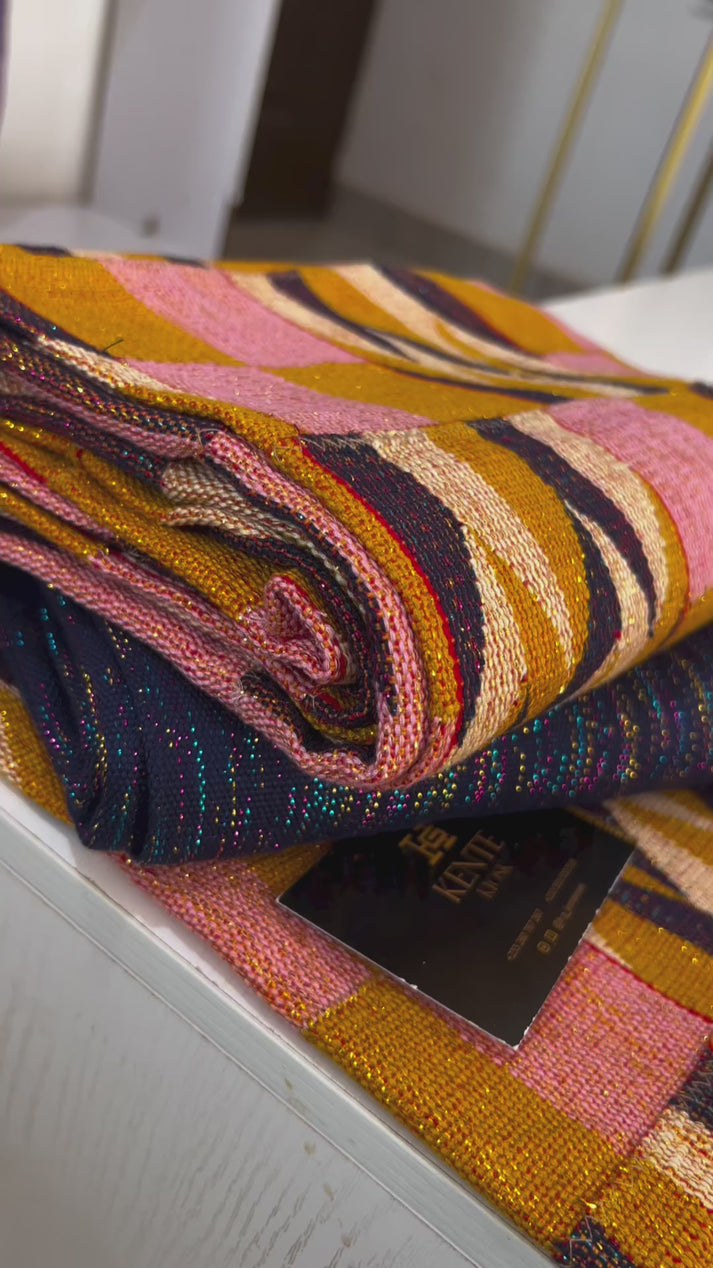 H.G Kente Cloth with Ombre Royal collection HGC125