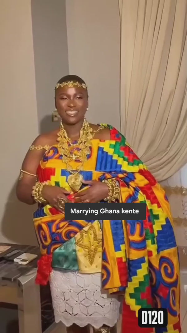 MG Royal Obama Hand Weaved Kente Cloth R24